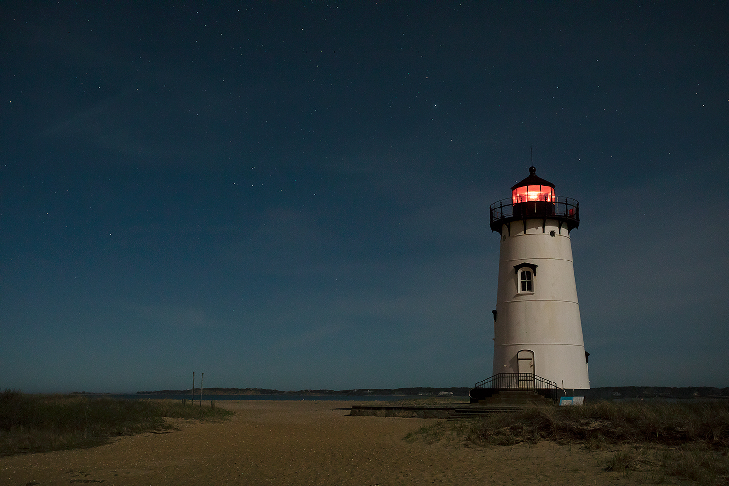 Edgartown Harbor Light Under the Stars – Photography by JulesBF